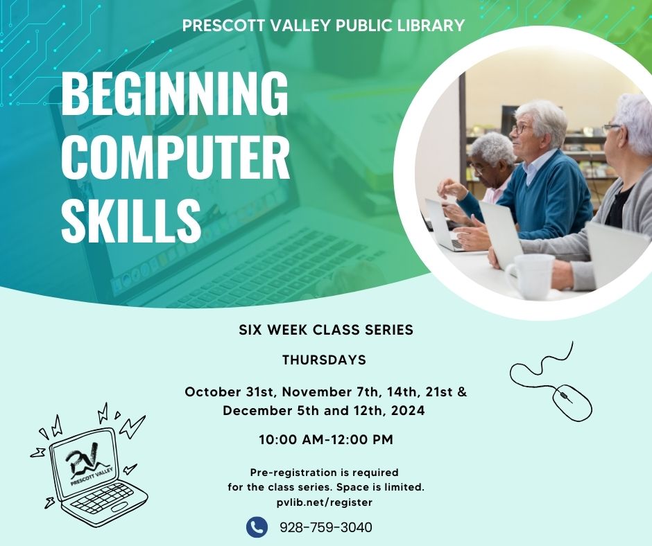 Beginning Computer Skills Class-In person program-Pre-registration ...