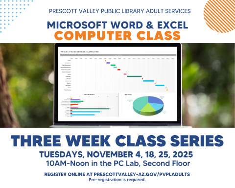 Microsoft Word & Excel Computer Class-In person program-Pre ...